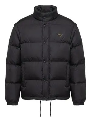Prada Re-nylon Short Down Jacket - Black