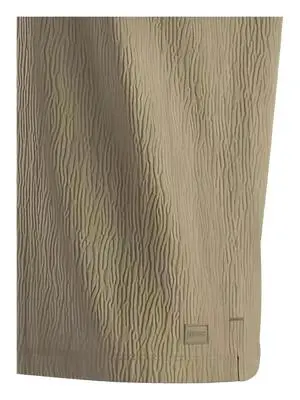Hugo Crinkled Polo Shirt - Neutrals