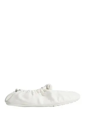 Bottega Veneta Fantasmina Ballerina - Alabaster