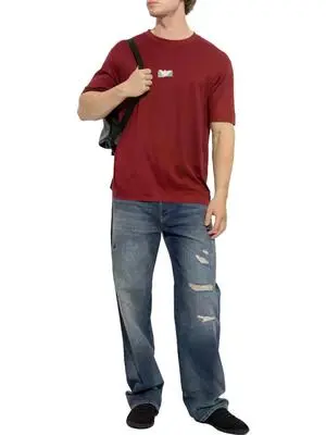 Emporio Armani Logo-print T-shirt - Red