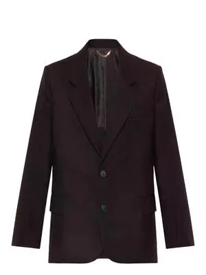 Victoria Beckham Double-vent Wool Blazer - Red