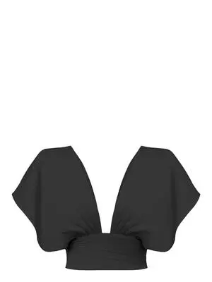 SANCTUMUM Amber Top In Midnight - Black