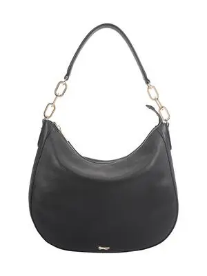 PAUL COSTELLOE Bisbee Leather Shoulder Bag Jet - Black