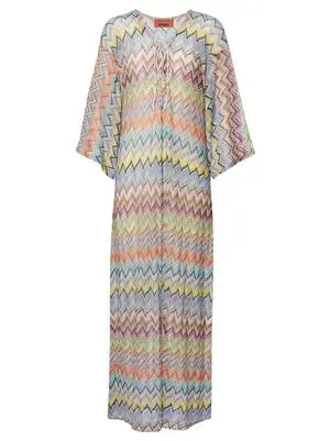 Missoni Zigzag Lame Kaftan - Multicoloured