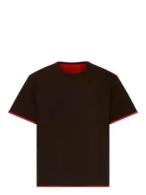 MAISON MARGIELA Reversible Cotton T-shirt - Brown