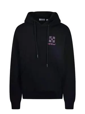 Off-White Arrows-print Hoodie - Black