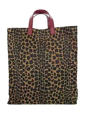 Fendi 2000s Leopard-print Tote Bag - Neutrals