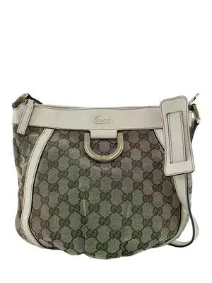 Gucci 2000s Abbey Gg Canvas Shoulder Bag - Neutrals