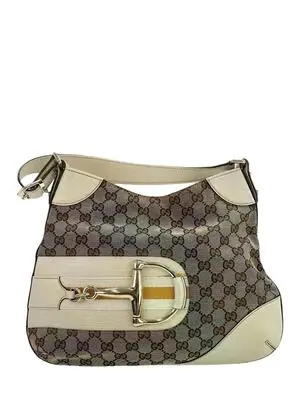 Gucci 2000s Horsebit Shoulder Bag - Neutrals