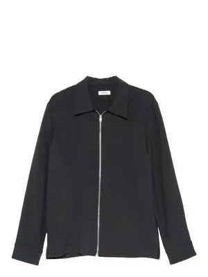 Sandro Joker Zip-front Overshirt - Blue