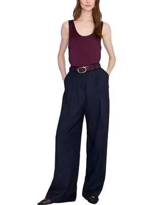 ANINE BING Lea Top Fig - Red