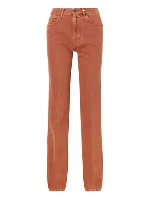 Chloé High-rise Straight-leg Jeans - Brown