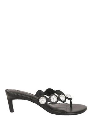 Cult Gaia Anora Sandal In . Also - Black