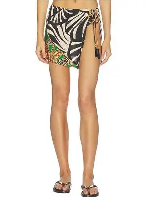 Farm Rio All Over Mini Skirt In . Also - Multi