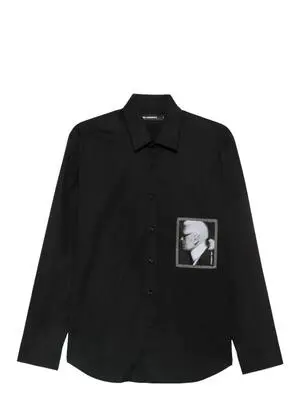 Karl Lagerfeld Graphic-print Shirt - Black