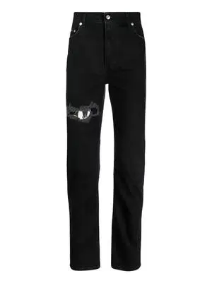 Iceberg X Looney Tunes Straight-leg Jeans - Black