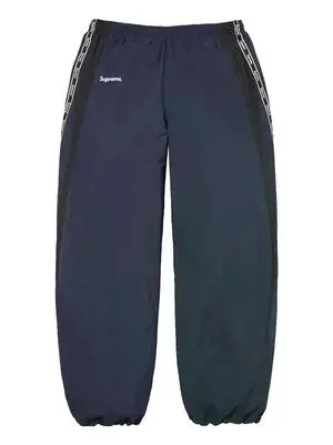 Supreme Logo-tape Track Pants - Blue
