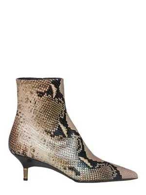 Khaite Empire Leather Boots - Neutrals
