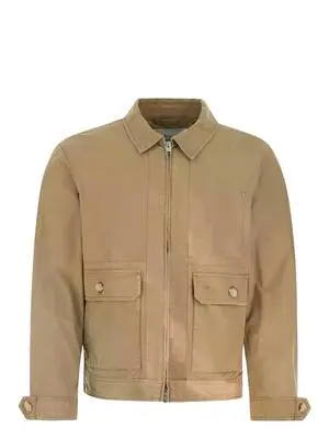 Woolrich Zip-up Cotton Bomber Jacket - Brown