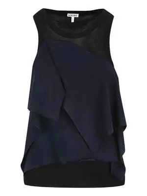 Loewe Draped Sleeveless Top - Blue