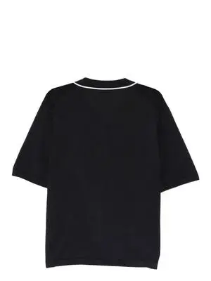 Aspesi Camp-collar Knitted Shirt - Blue