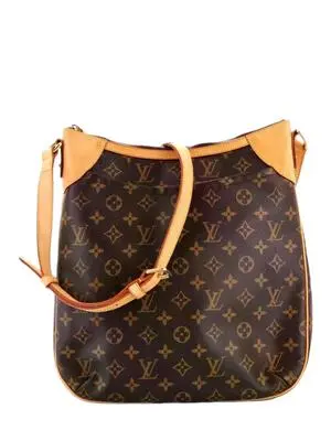 LOUIS VUITTON Odeon Handbag Monogram Canvas Mm Crossbody Bag - Brown