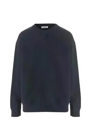 JIL SANDER Logo-print Sweatshirt - Blue