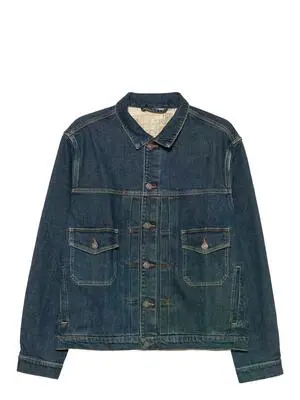 Paul Smith Contrast-stitch Denim Jacket - Blue