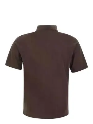 DIKTAT Cotton Polo Shirt - Brown