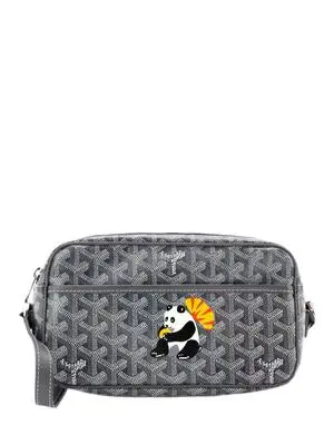 Goyard Cap Vert Bag Printed Coated Canvas Crossbody Bag - Grey
