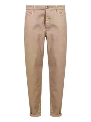 Brunello Cucinelli Straight-leg Jeans - Neutrals
