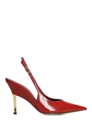 AREZZO Buckle-fastening Leather Pumps - Red