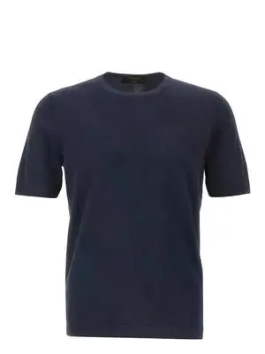 GRAN SASSO Crew-neck T-shirt - Blue