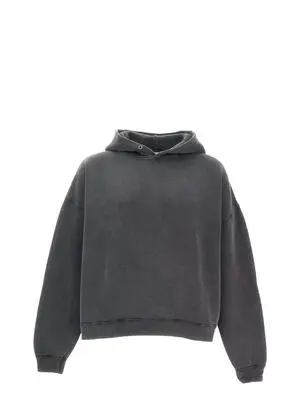 SUNFLOWER Boxy-cut Organic-cotton Hoodie - Grey