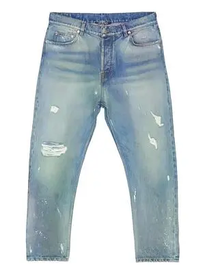 HTC LOS ANGELES Distressed Loose-fit Jeans - Blue