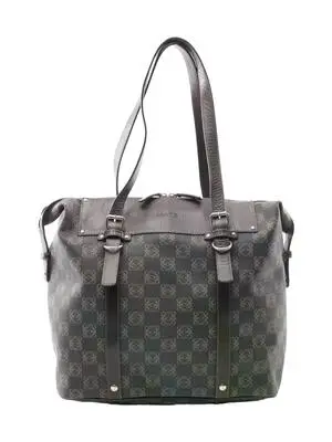 Loewe 2010-2026 Anagram Coated Canvas Tote Bag - Brown