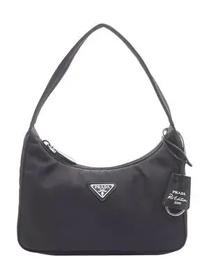 Prada 2013-2026 Mini Re Nylon Re Edition 2000 Shoulder Bag - Black