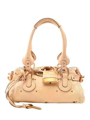 Chloé 2010-2026 Mini Leather Paddington Handbag - Neutrals
