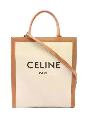Celine 2000s Vertical Hippopotamus Tote Bag - Neutrals
