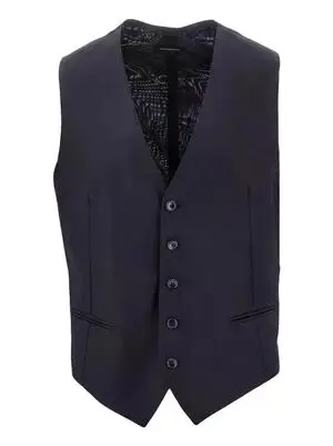 Tagliatore Single-breasted Waistcoat - Blue