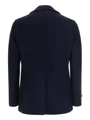 Tagliatore Short Double-breasted Coat - Blue