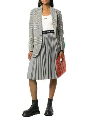Off-White Tomboy Prince Of Wales Blazer - Black