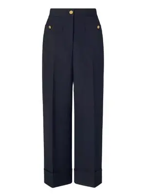 Thom Browne Hopsack Suiting Trousers - Blue