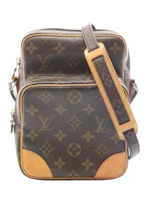 LOUIS VUITTON 2005 Monogram Amazone Crossbody Bag Brown