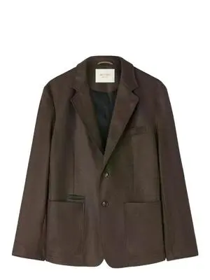 RETORI Padded Single-breasted Blazer - Brown