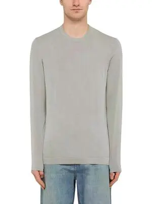 DRUMOHR Frosted Cotton Sweater - Grey