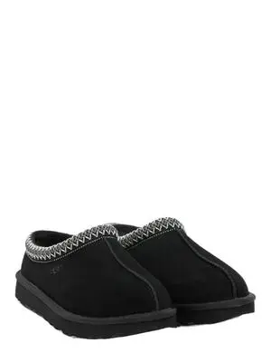 UGG Tasman Ii Embroidered Flat Mules - Black