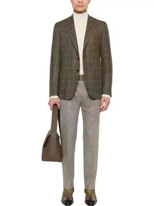 Tagliatore Single-breasted Blazer - Brown