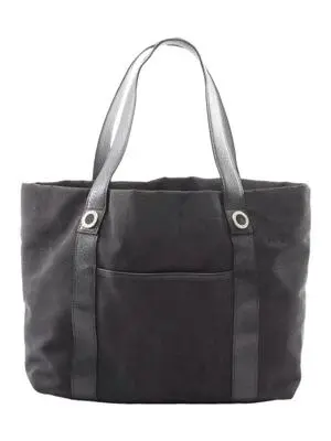 BVLGARI 2000s Logomania Tote Bag - Black