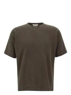 KANGRA Crew-neck T-shirt - Brown